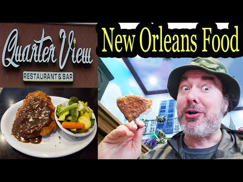New Orleans Food: Travel Vlog Restaurant Review Videos of Quarter View Restaurant & Bar