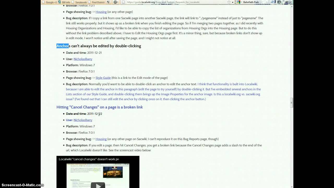 Localwiki anchors turn text blue