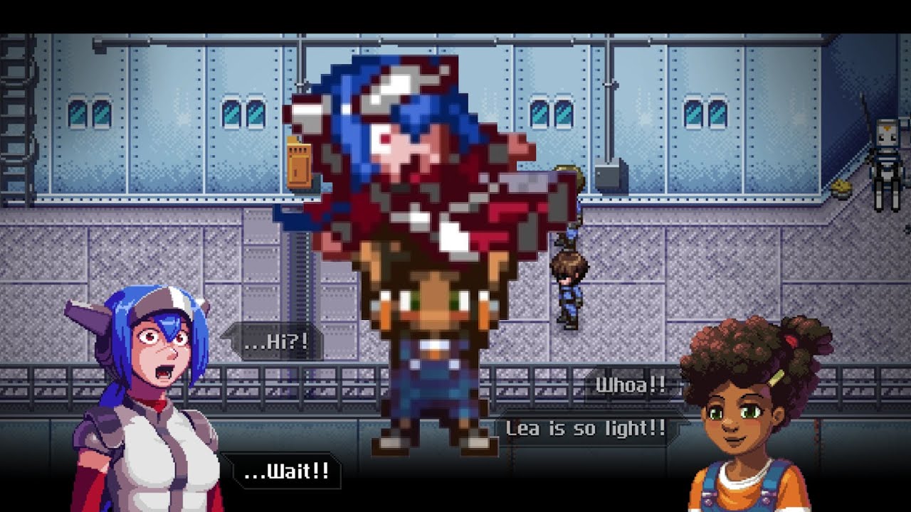 Lea Gets Thrown by a Child! CrossCode