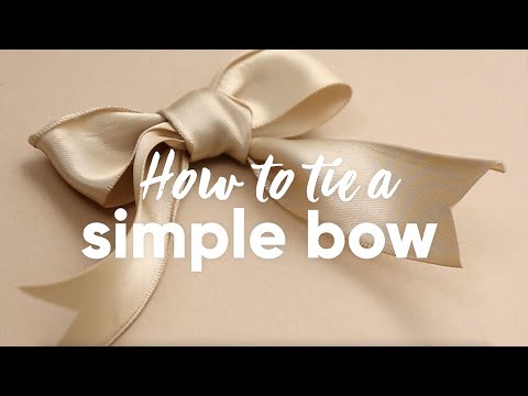 Knyt en perfekt rosett