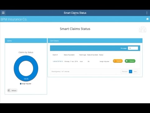 IBM Business Process Manager (BPM): Smart Claims auto insurance demo