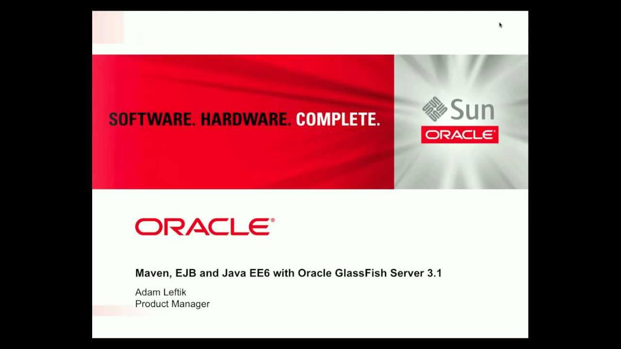 Java EE 6, Maven, and EJB with GlassFish