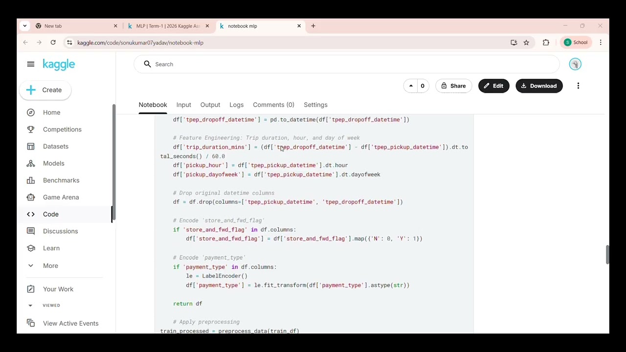 MLP || Kaggle Assignment 1 || IIT Madras 