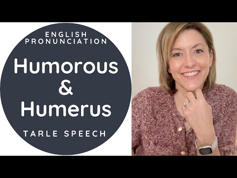 Learn to Pronounce HUMERUS & HUMOROUS American English Homophone Pronunciation Lesson #learnenglish