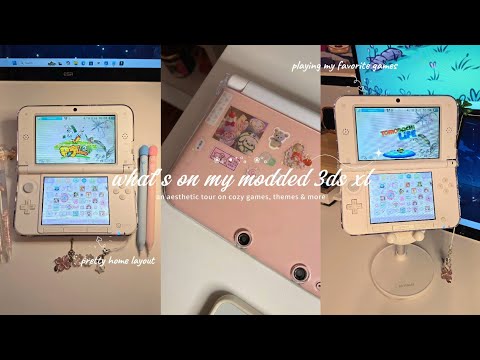 ๐ฅwhat's on my modded 3ds xl | tour on cozy games, themes & more
