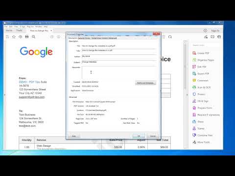 How to Change and Add Metadata in a PDF