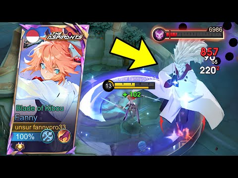 FANNY SOLO RANK GAMEPLAY MODE AGRESSIVE!! BEST BUILD AND EMBLEM AFTER NERF- Mobile Legends