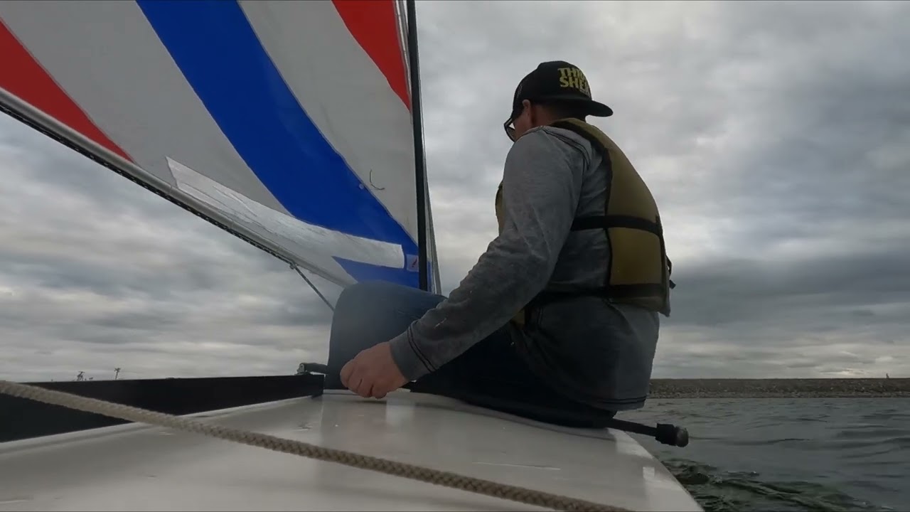 Sailing a Phantom 14' dinghy