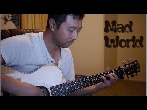 Mad World (Cover guitar with lyrics and chords) - Pierre