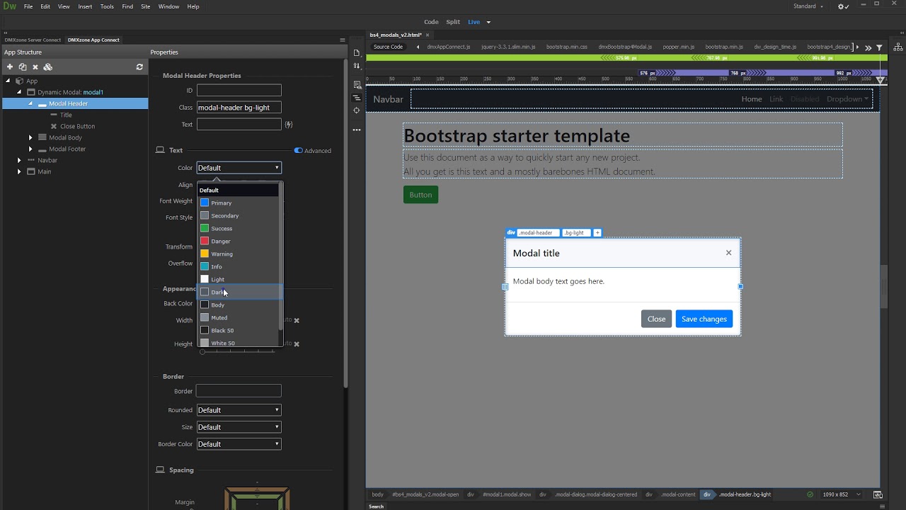 Using Bootstrap 4 Modals Version 2