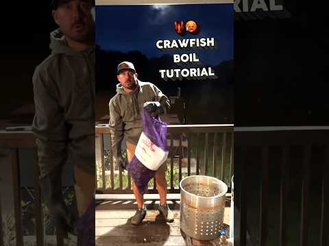 ⚡️FASTEST CRAWFISH BOIL TUTORIAL ON THE INTERNET #crawfish #recipe #food #louisiana
