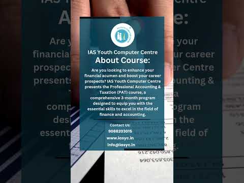 Master the Art of Finance: Professional Accounting & Taxation (PAT)
