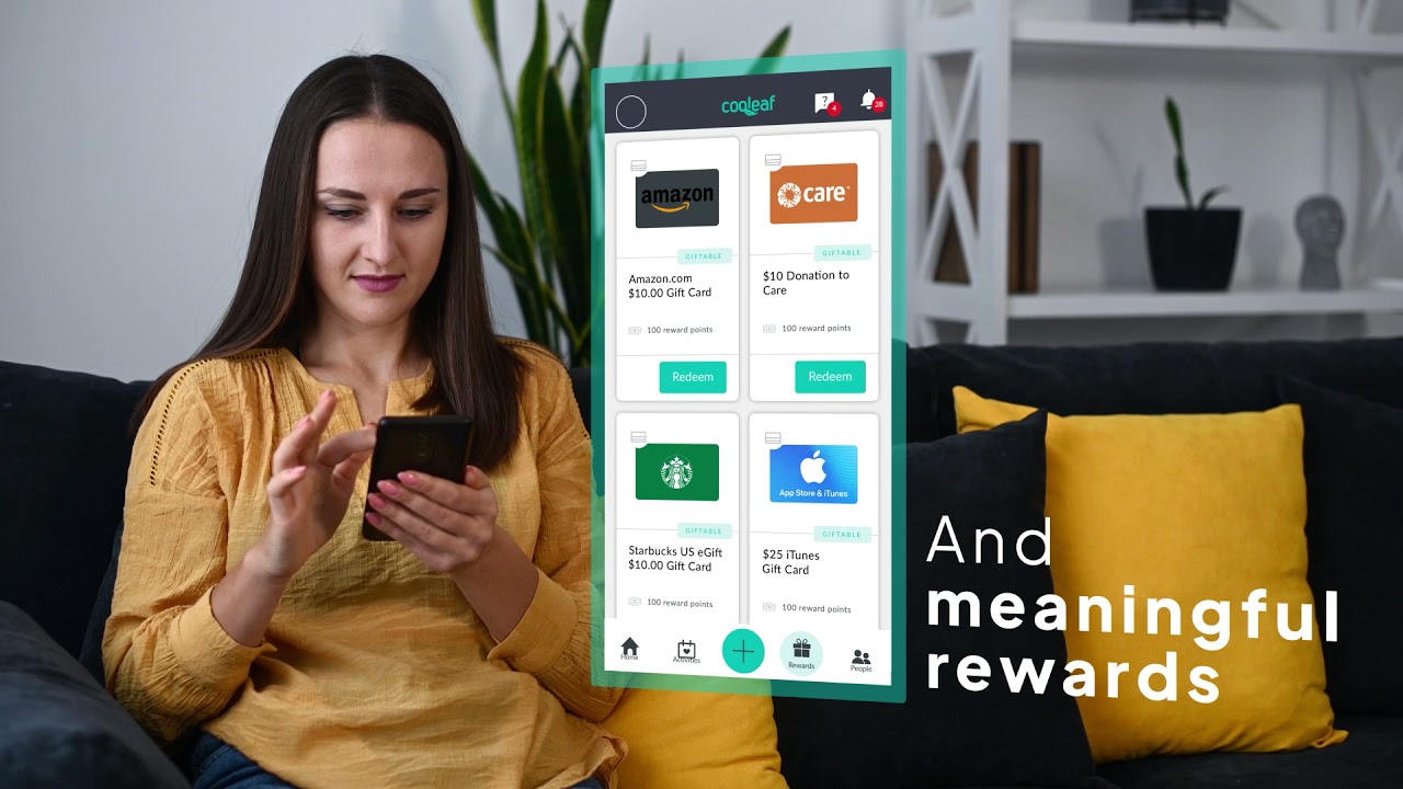 Cooleaf's Employee Experience Platform: Rewards & Recognition, Virtual Experiences, and More