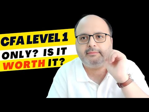 What if I only do CFA level 1?