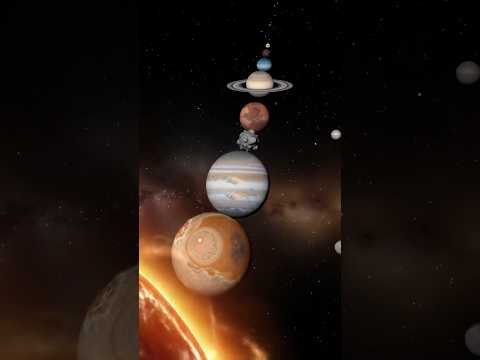 Our Entire Solar System in 8 Seconds ☀️🪐 | A Journey Through Space #solarsystem #solarsysytemplanets