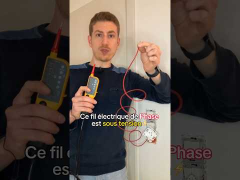 Je touche un fil électrique de phase sous tension 230V à main nue