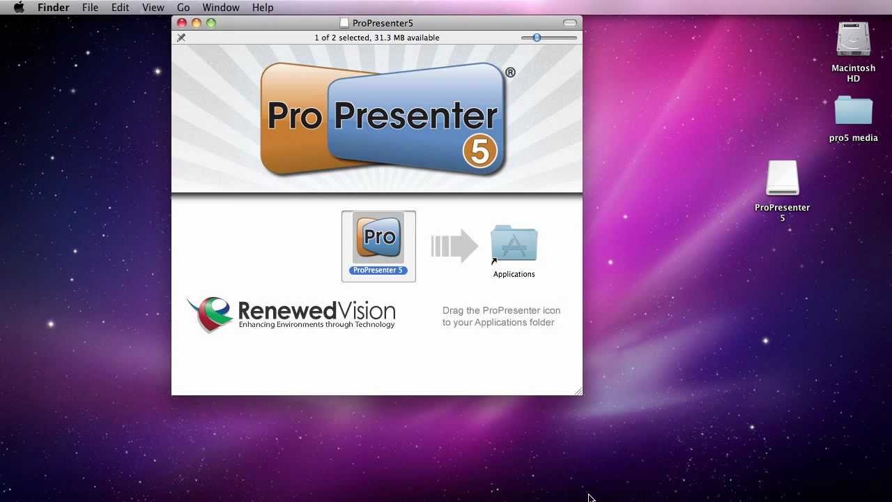 ProPresenter 5 - Mac Installation