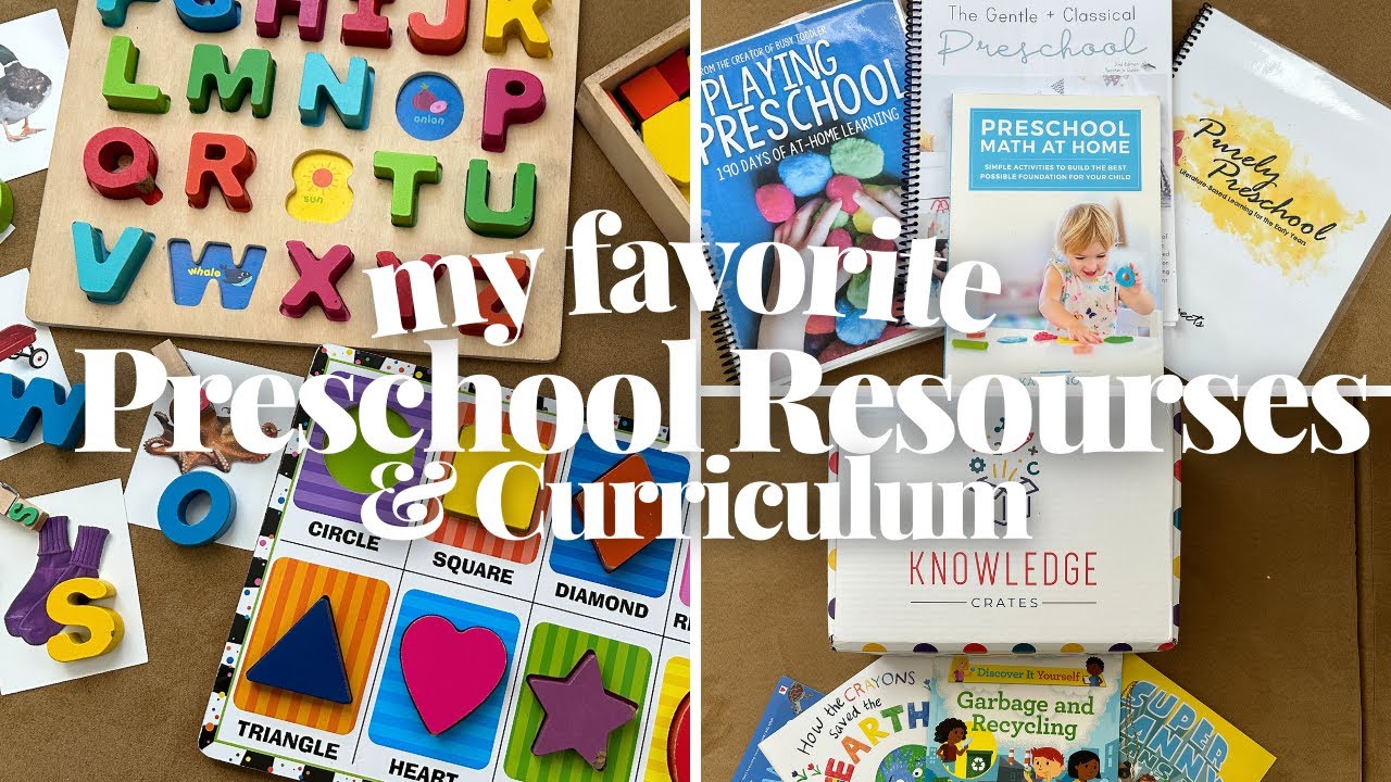 PRESCHOOL HOMESCHOOL CURRICULUM for 2- 4 year olds//PRESCHOOL AT HOME
