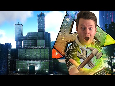 The Tek Castle Build - Unlimited Resource - ARK: Survival Evolved
