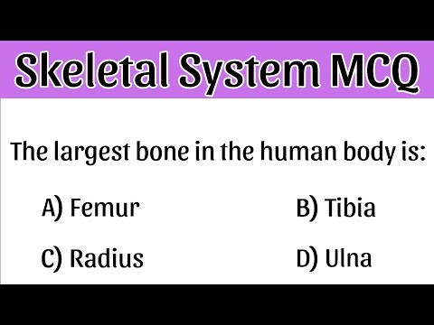 MCQ on Human Skeleton System | skeletal system mcq | MCQ'S Quiz on Skeleton