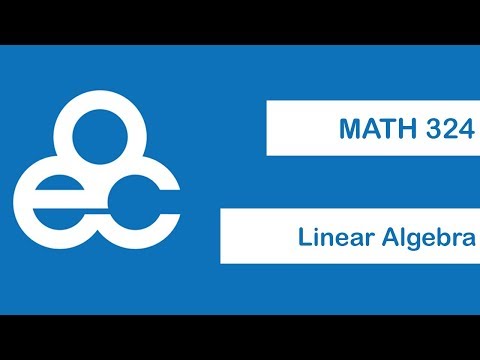 MATH 324-Linear Algebra