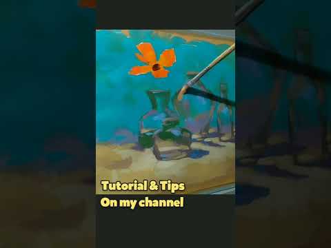 Carol Marine mastercopy|How to paint a still life|acrylic painting tutorial #shorts #painting #art