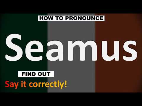 How to Pronounce Seamus? (CORRECTLY)