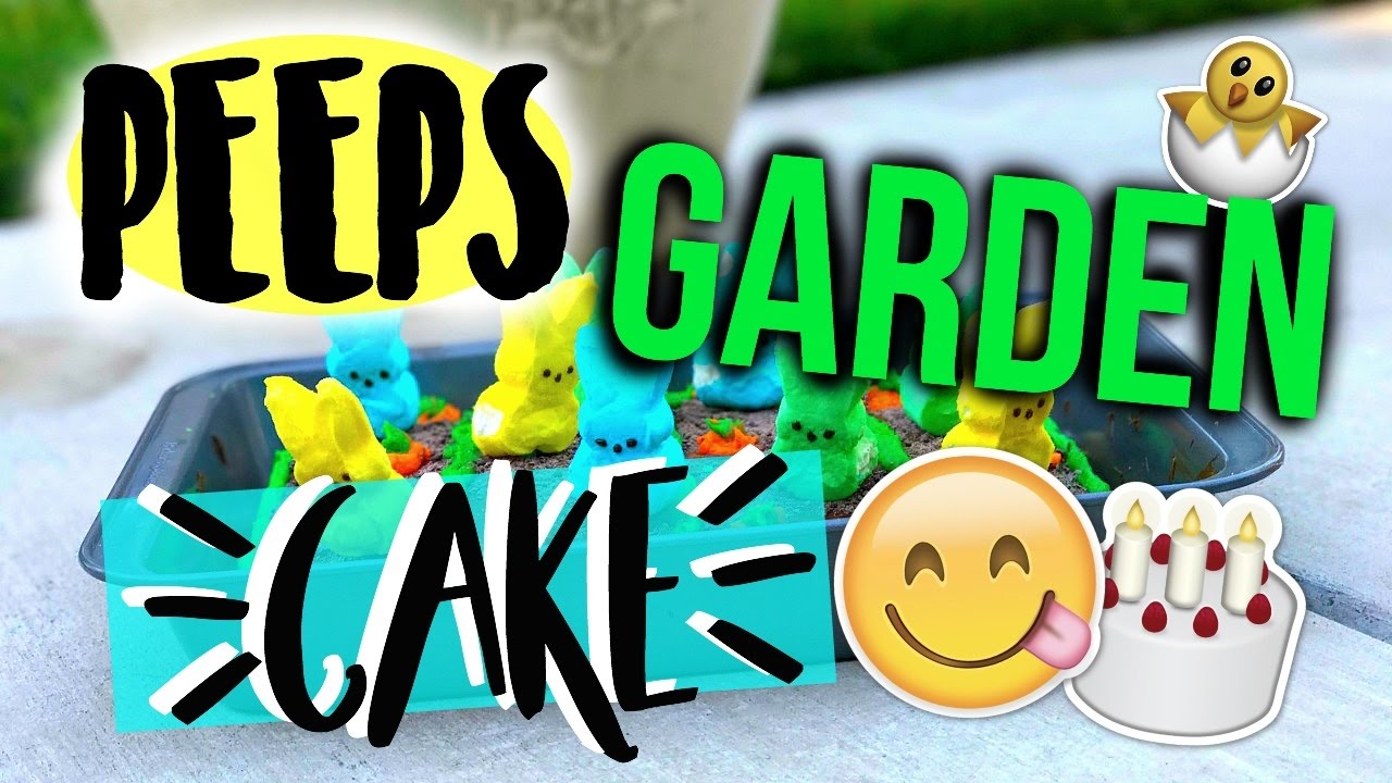 PEEPS GARDEN CAKE || Live