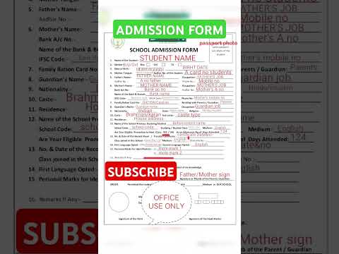 Any school admission form fill up🫰☝️#viral #shorts #ytshorts