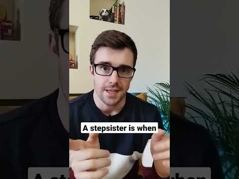 Know the difference between a half sister and a stepsister #shorts #english #language #family