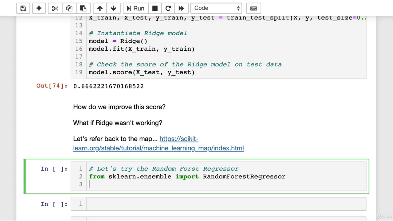 91 Choosing The Right Model For Your Data 2 Regression |Scikit-learn Creating Machine Learning Model