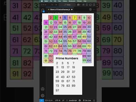 Sieve of Eratosthenes Explained in 90 Seconds 🔥 | Must-Know Prime Number Trick for Coders!