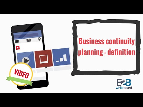 Business continuity planning - definition