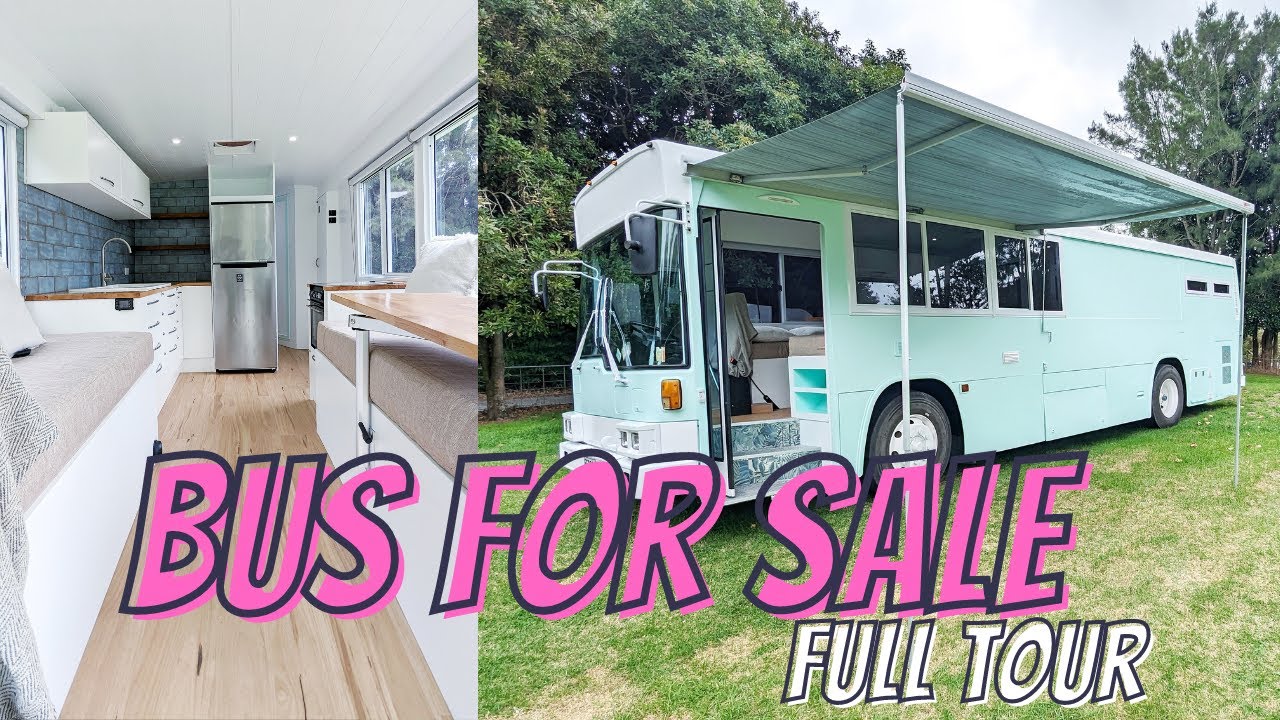 Old Bus Was Converted Into a Fancy Tiny Home Ready for Off-Grid ...