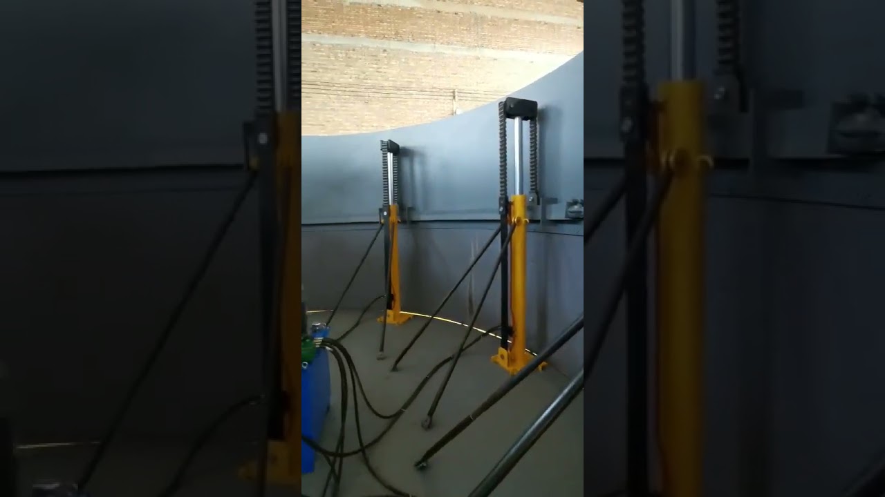 Tank Hydraulic Jacking System#construction #machine #hydraulic #jack #tank #lifting #lift