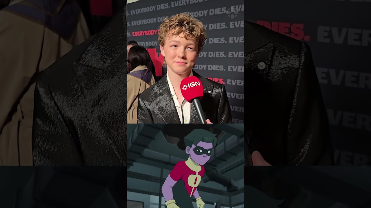 What does Oliver's actor know about the future of his character? #themonkey  #invincible