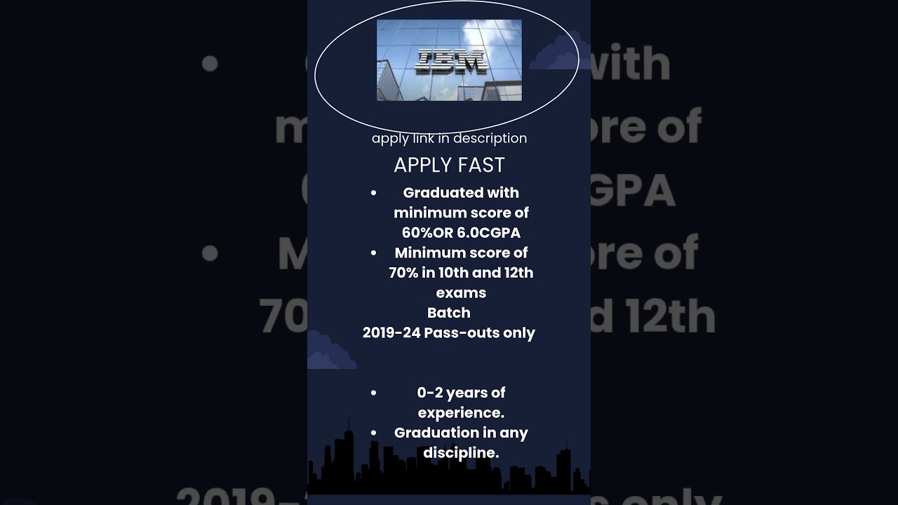 IBM  Big Hiring Drives | OFF Campus Drives | 2025 , 2024 , 2023 Batch Hiring