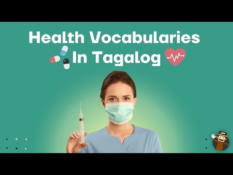 Health Vocabularies In Tagalog