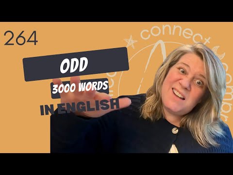 Learn English Vocabulary: "odd" - Definitions, Usage, Collocations, and Opposites 264/3000