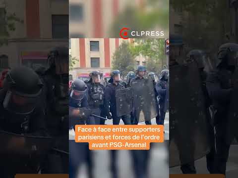 PSG-Arsenal : tension entre supporters parisiens et forces de l’ordre aux abords du Parc des Princes