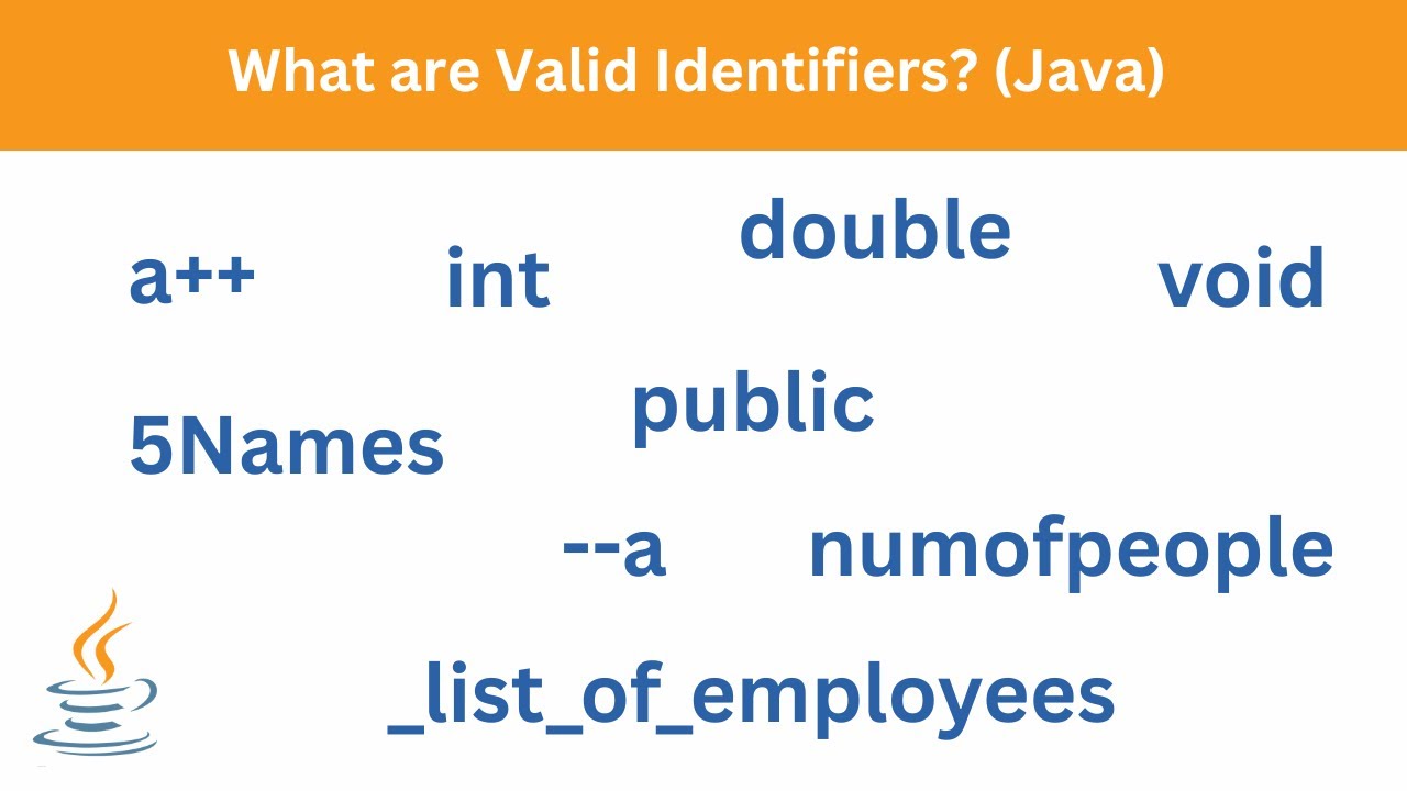 What are Valid Identifiers? | Java