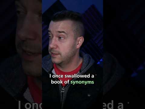 swallowed a book of synonyms | #DadJokes