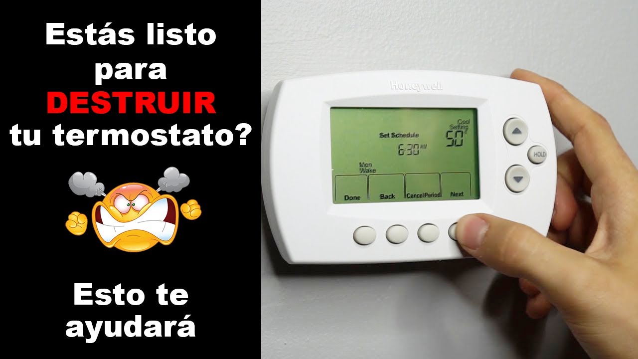 Cómo programar un termostato Honeywell