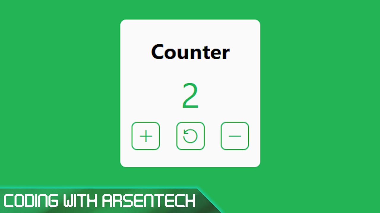 Make a Simple Counter with Reset Button using JavaScript!