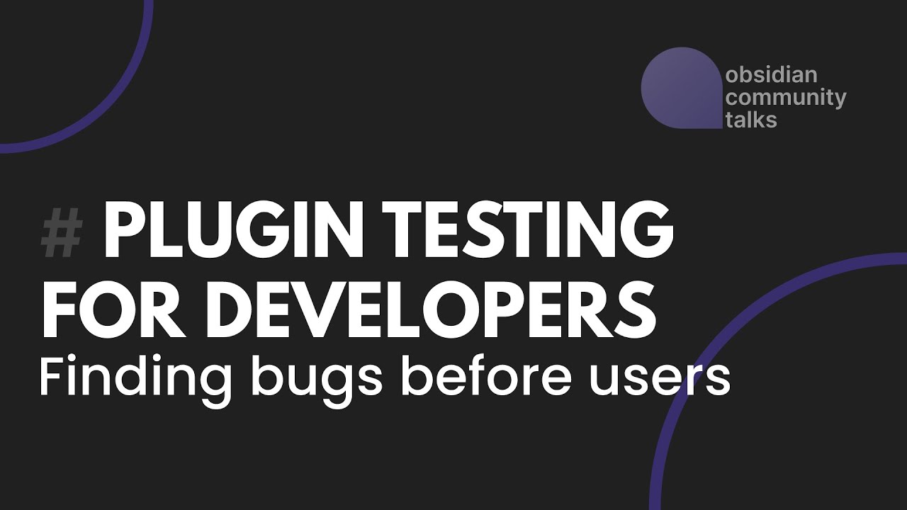 Plugin testing for developers