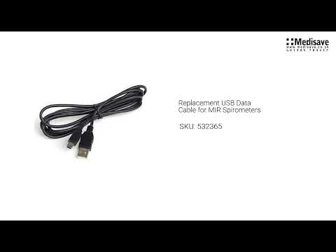 Replacement USB Data Cable for MIR Spirometers 532365