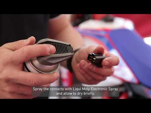 Manintenance of electronic parts (by Betamotor & Liqui Moly)