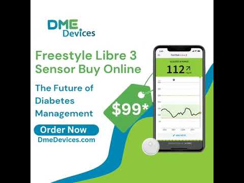Freestyle Libre 3 Sensor Buy Online #cgmdevices #dmedevices