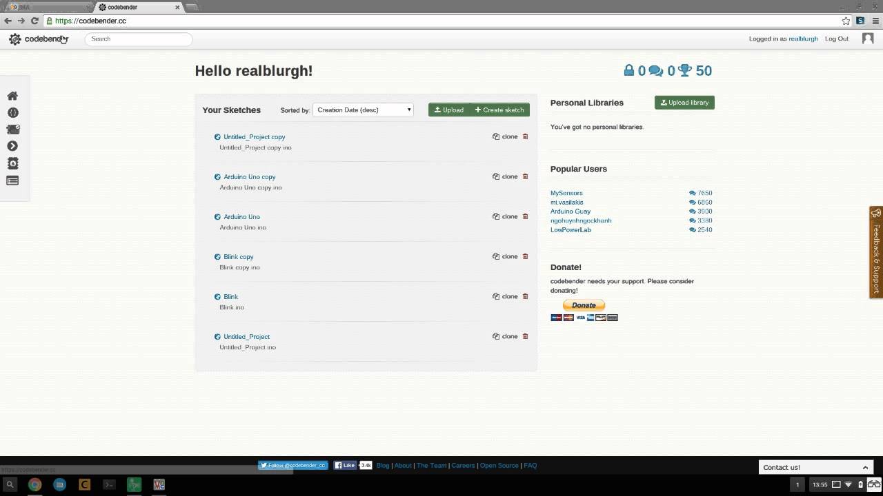 Using CodeBender.cc to find Arduino drivers