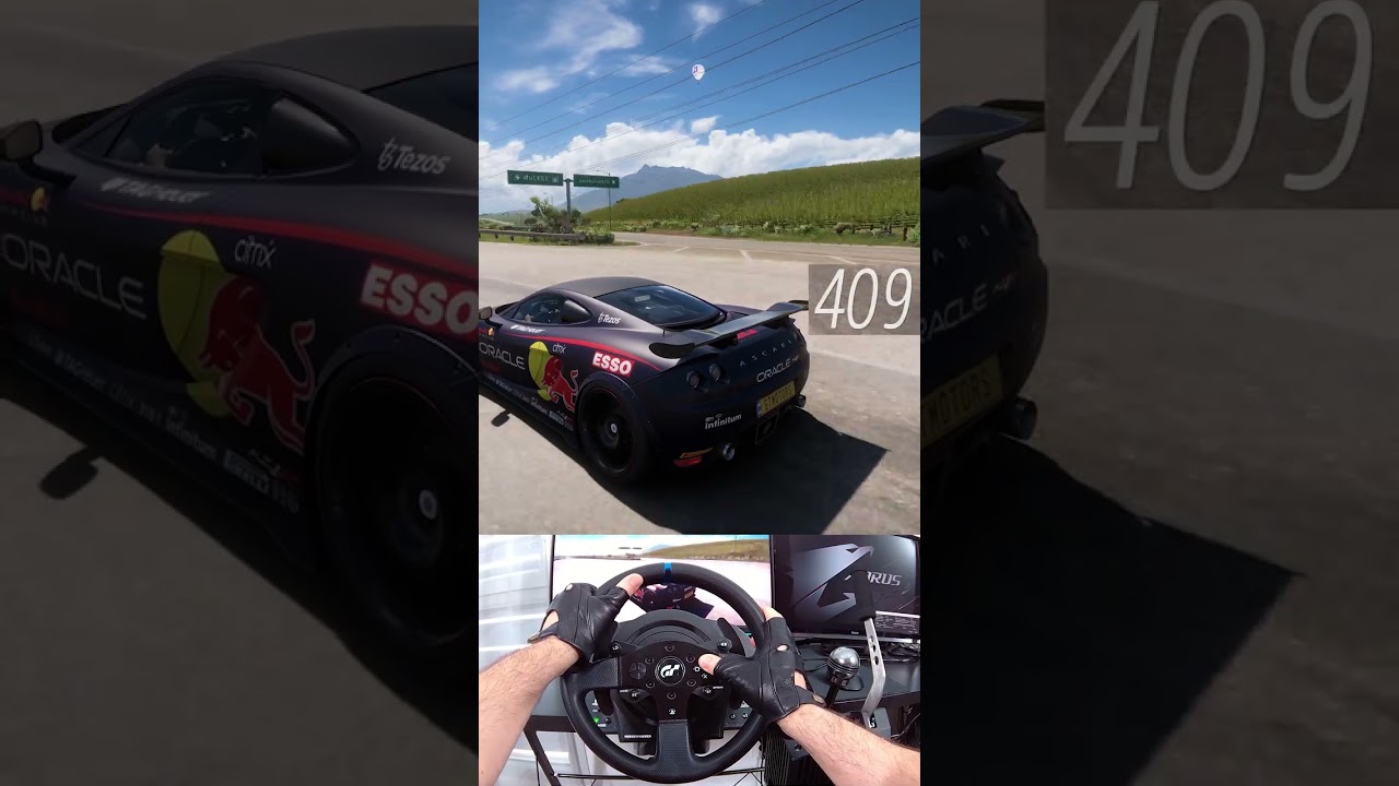 Red Bull Ascari TOP SPEED TEST